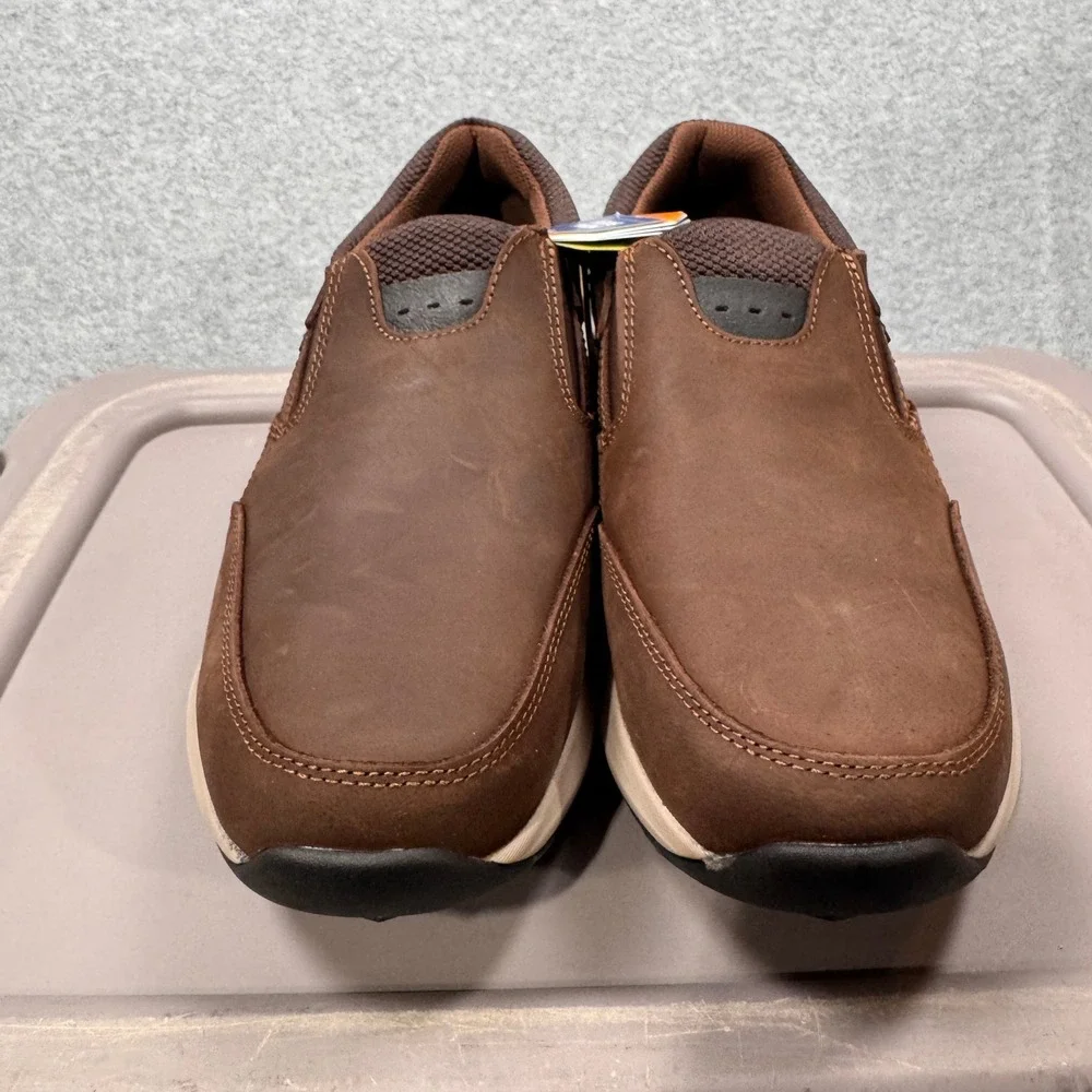 Nunn Bush | Shoes | Nunn Bush Slip On Shoes Mens 95w Brown Leather ...